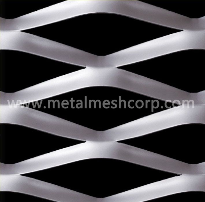Aluminum Expanded Metal Mesh Cladding, Facade, China Aluminum Expanded ...