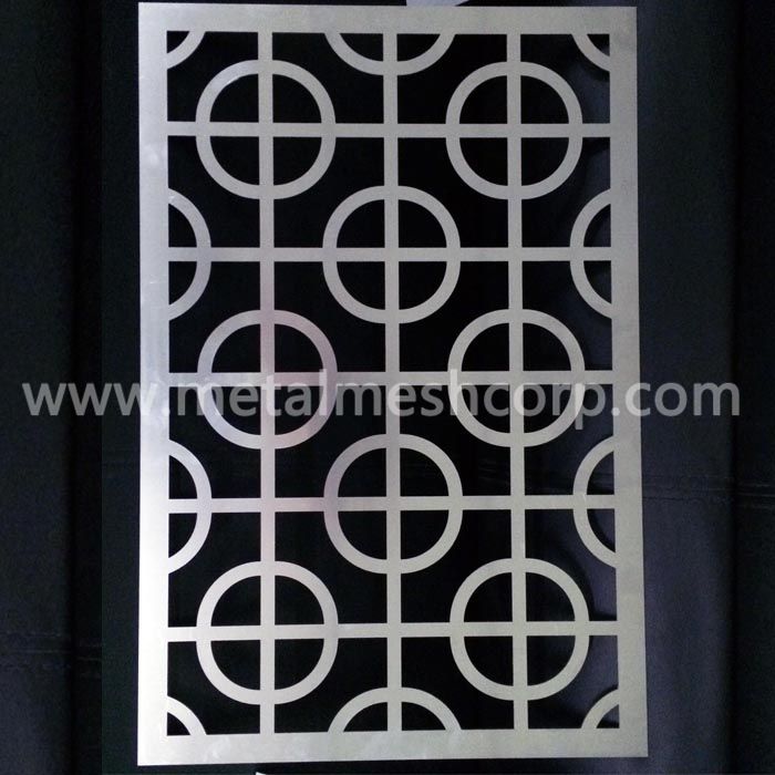 Laser Cut Aluminum Panels, Decorative Laser Cut Screens, Round Pattern ...