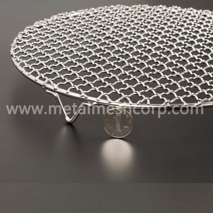 BBQ Barbeque Mesh Grill Net with Handle Factory