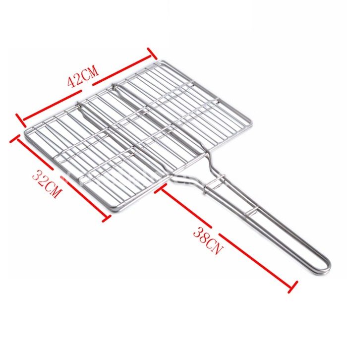 BBQ Barbeque Mesh Grill Net with Handle Factory